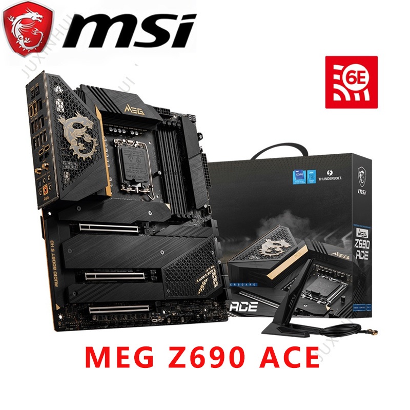 MSI MEG Z690 ACE God of War desktop motherboard supports DDR5 12/13900K MSI MEG Z690 ACE ...
