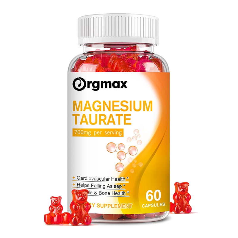 Orgmax Magnesium Taurine Gummies Cardiovascular Heart Health Blood ...