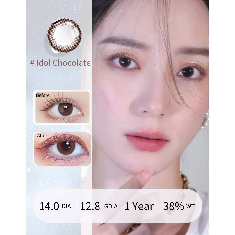 Visual Click 50 Models Contact Lens 1 Pair Colored Contacts For 1 Year ...