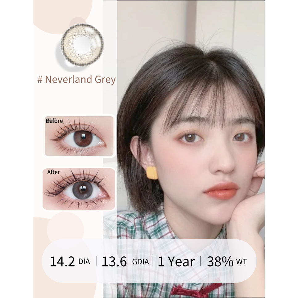 Visual Click 50 Models Contact Lens 1 Pair Colored Contacts For 1 Year ...