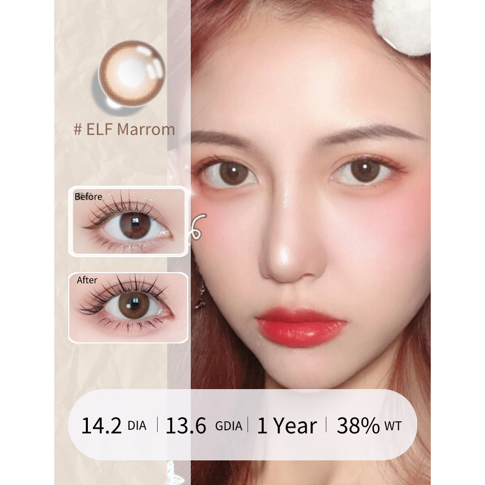 Visual Click 50 Models Contact Lens 1 Pair Colored Contacts For 1 Year ...