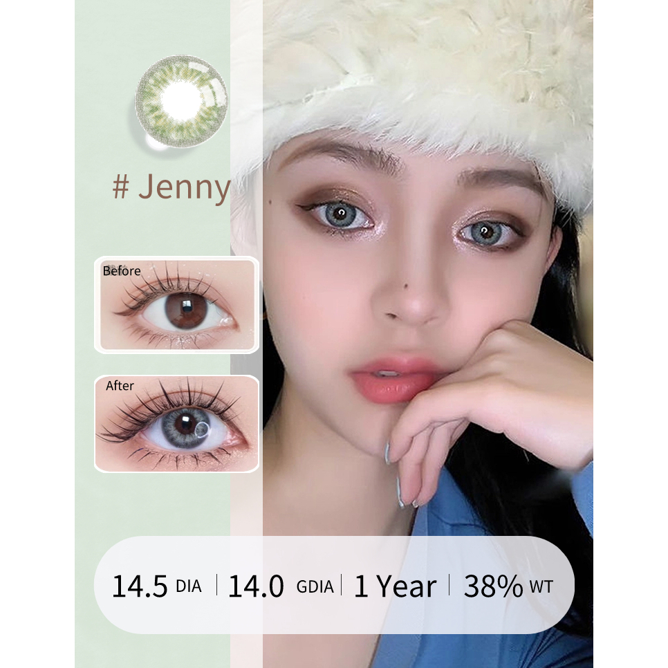 Visual Click 50 Models Contact Lens 1 Pair Colored Contacts For 1 Year ...