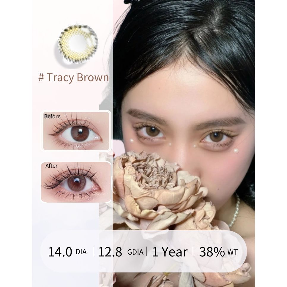 Visual Click 50 Models Contact Lens 1 Pair Colored Contacts For 1 Year ...