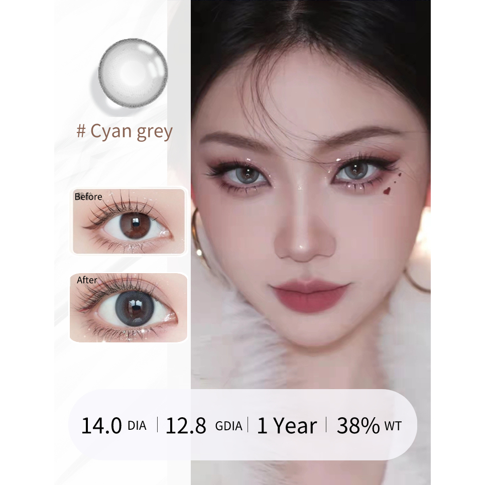 Visual Click 50 Models Contact Lens 1 Pair Colored Contacts For 1 Year ...