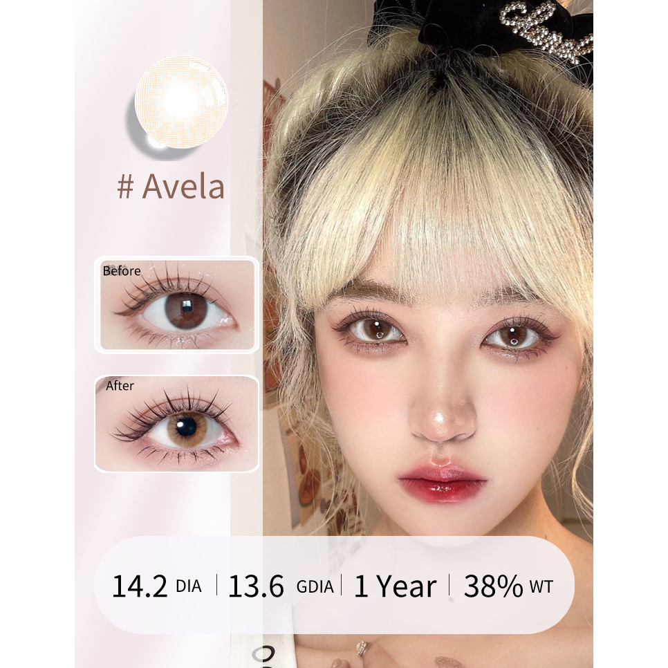 Visual Click 50 Models Contact Lens 1 Pair Colored Contacts For 1 Year ...