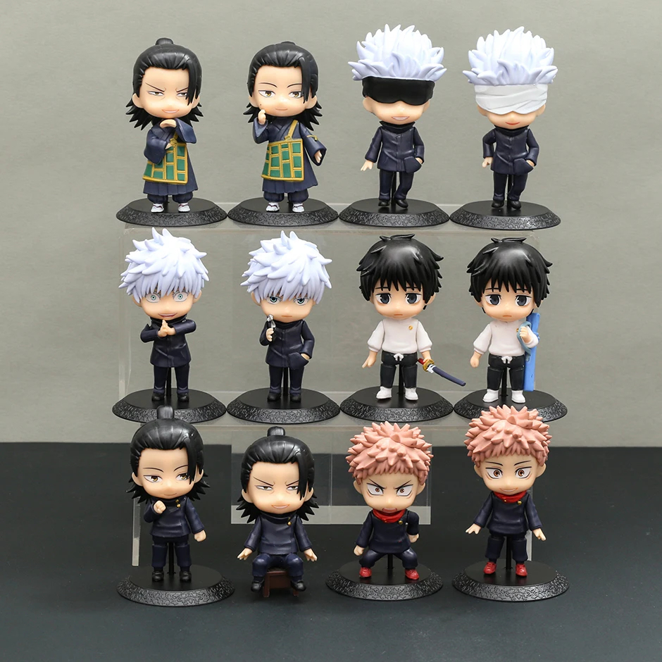12pcs/set 10CM Jujutsu Kaisen 0 Itadori Yuji Okkotsu Yuta Geto Suguru ...