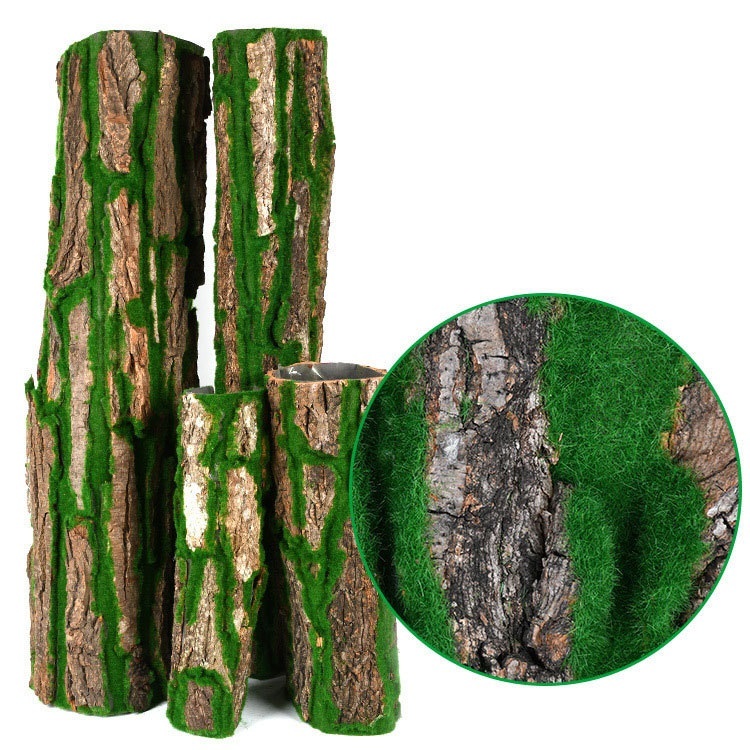 Artificial bark moss bark carpet wall plant orchid bark pine bark tree ...