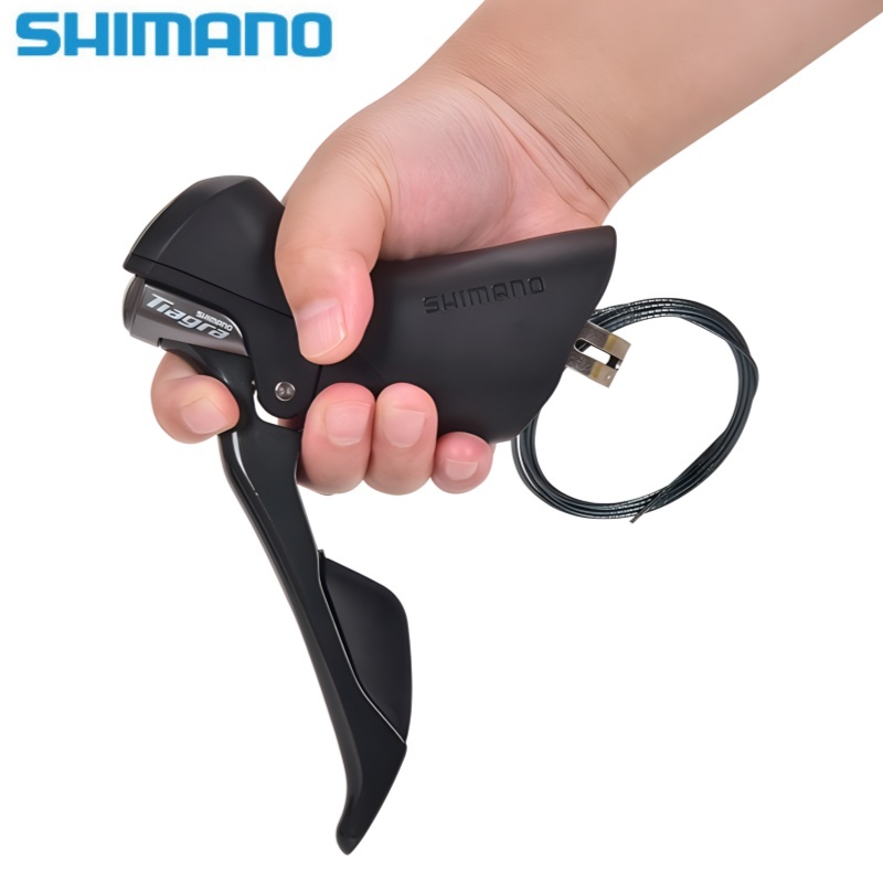 Shimano TIAGRA ST-4700 Road Bike Folding Bike 2×10 Speed STI Shifter Brake Lever with Cable ...