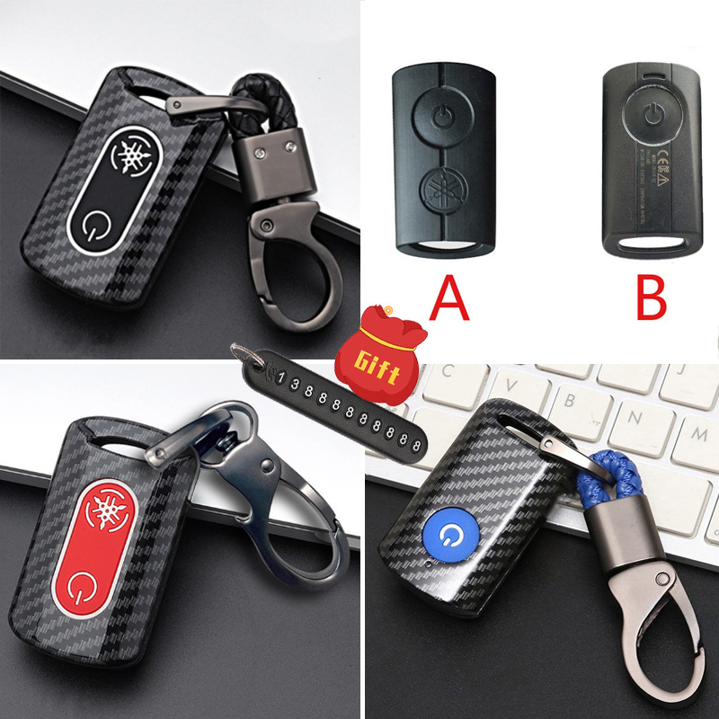 [NEW] Yamaha XMAX AEROX NVX NMAX v2 Key Cover Remote Key Carbon Fiber ...