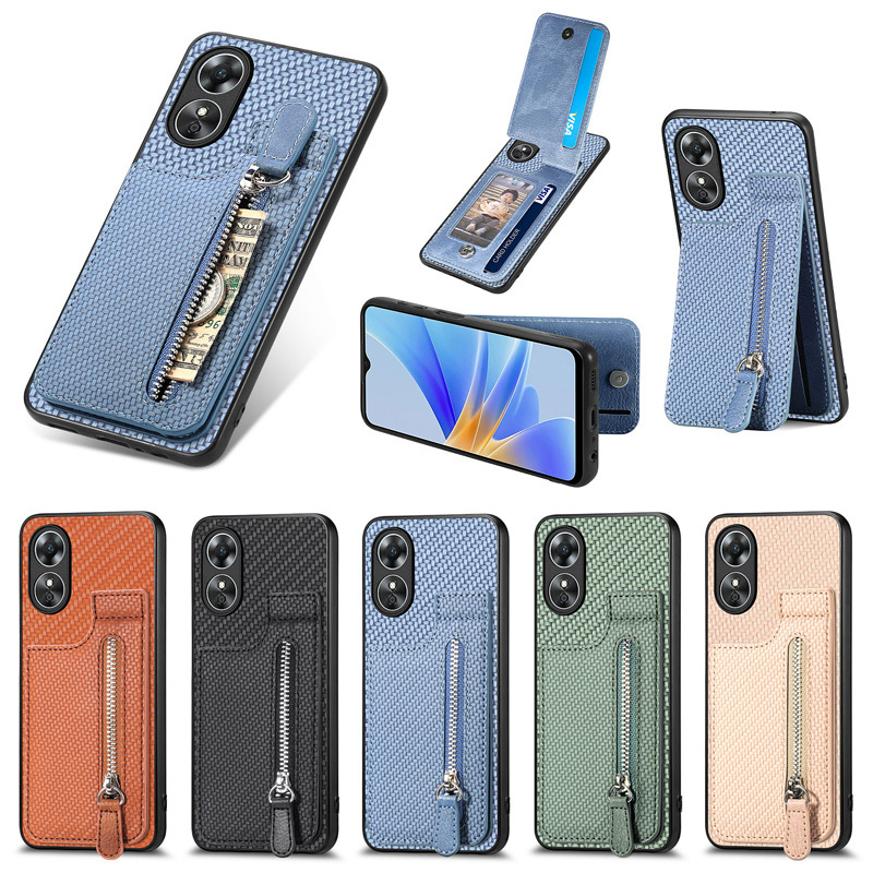 Wallet Case for OPPO A3 A80 A38 A79 A78 A58 A18 A17 A17K A16 A15 A15s ...