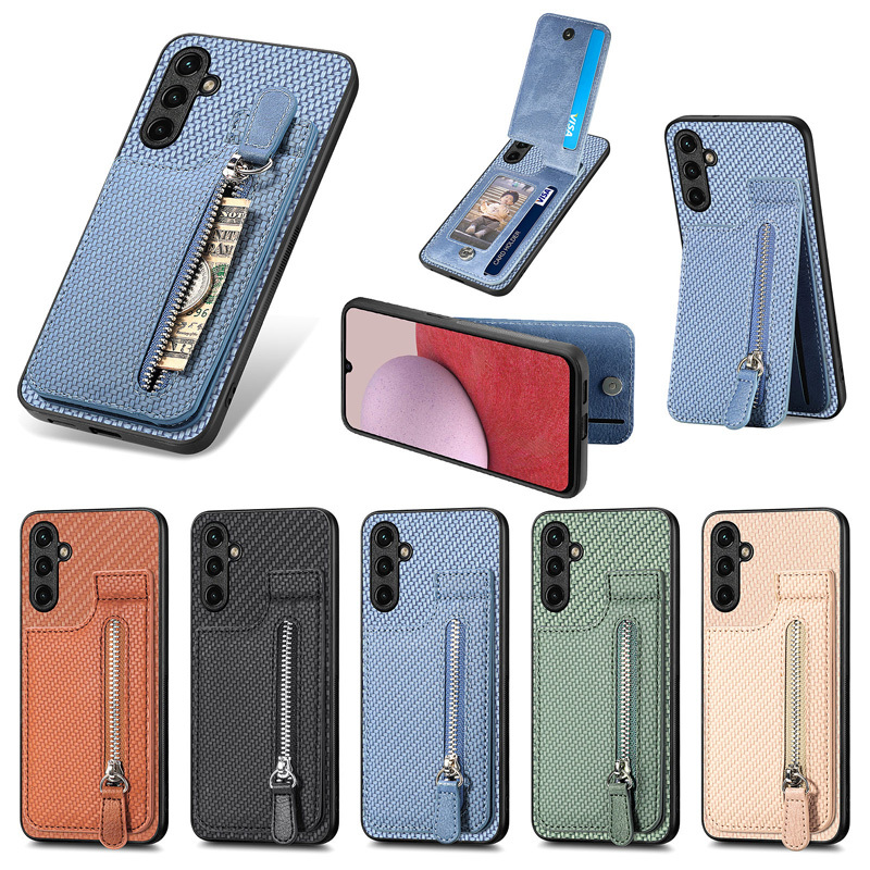 Magnet Wallet Case for Samsung Galaxy A06 A16 A05 A05s A15 A25 A35 A04 A04e A04s A14 A34 A54 ...