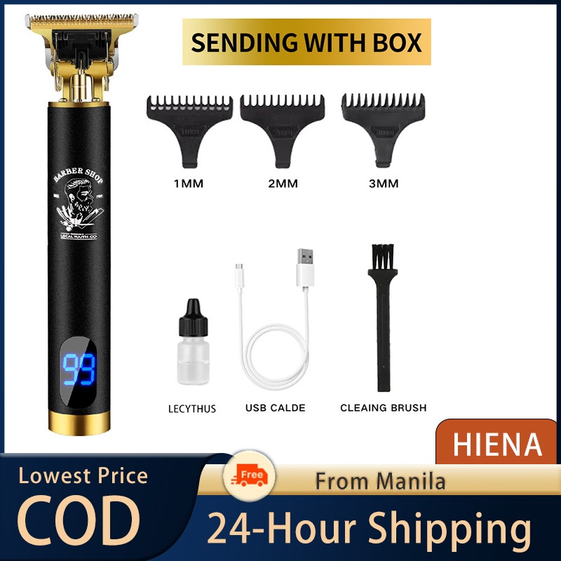 HIENA Professional Barber Shop Hair Clipper Kit 0mm Hair Trimmer ...