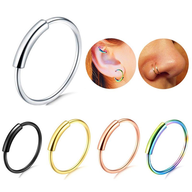 Body Piercing Jewelry, Stainless Steel Casing Ring, 0.8 Casing Ring ...