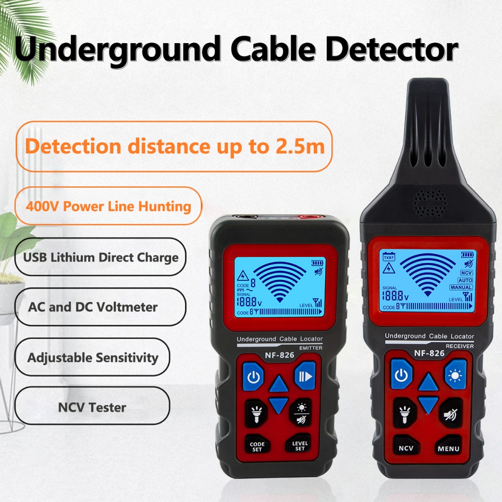 NOYAFA NF-826 Underground Cable Tester Locator Wire Tracker Detection ...