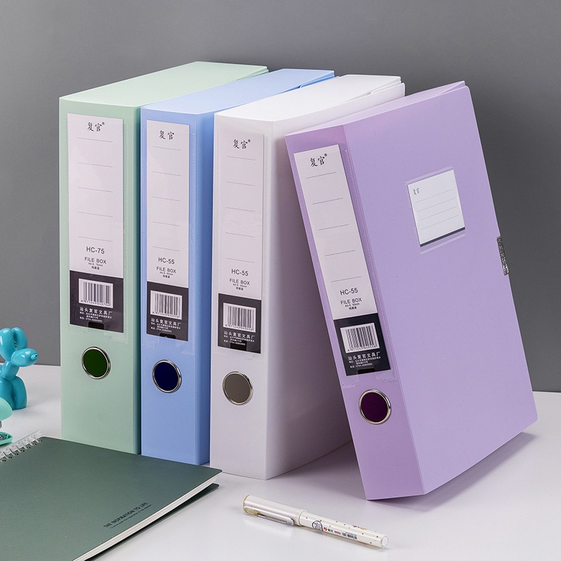 File Box Long Bond Paper Organizer Document Box with Cover Office ...