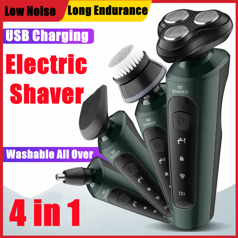 Shaver for Men 4 in 1 Electric Shaver Rechargeable Professional Razor ...