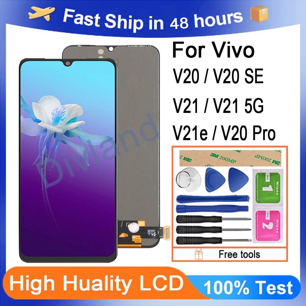 OLED TFT Vivo V20 V20 SE V20 Pro V21 4G V21 5G V21e LCD Display Touch Screen Digitizer ...