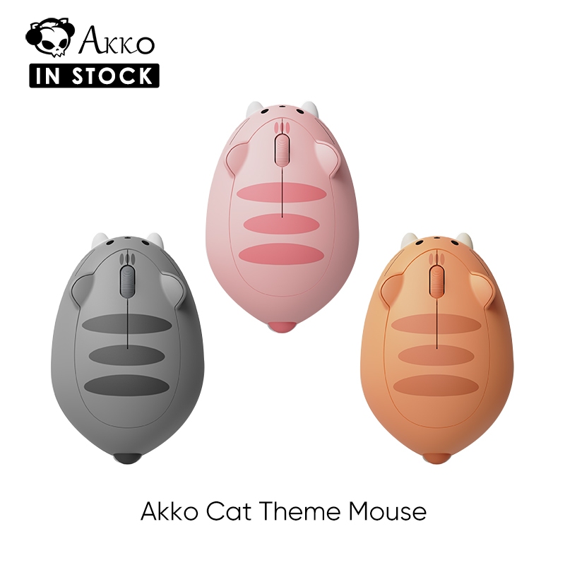 Akko Cat Theme Mouse 2.4GHz Wireless Mouse for PC Laptop Computer ...