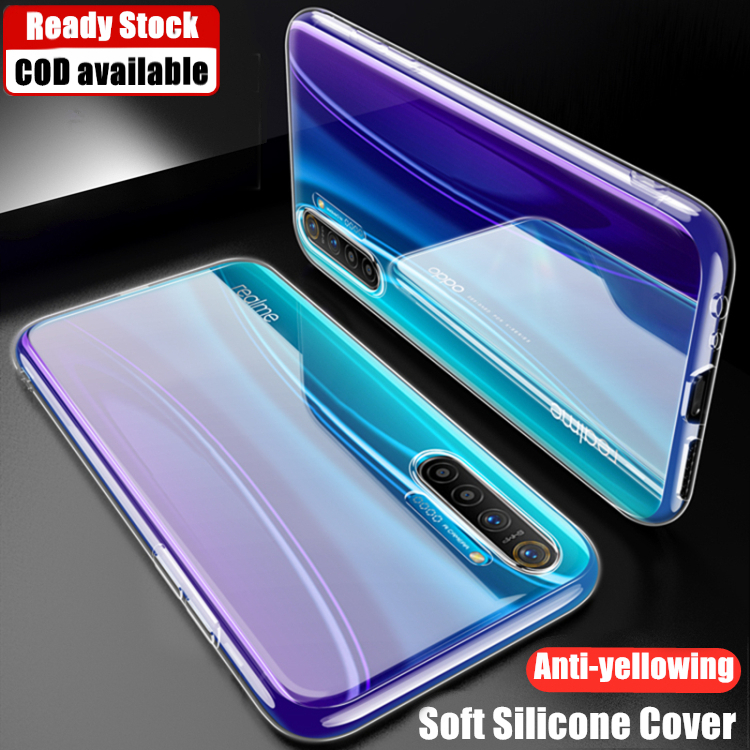 For Realme XT RMX1921 Soft Transparent Silicone Flexible Shockproof TPU ...