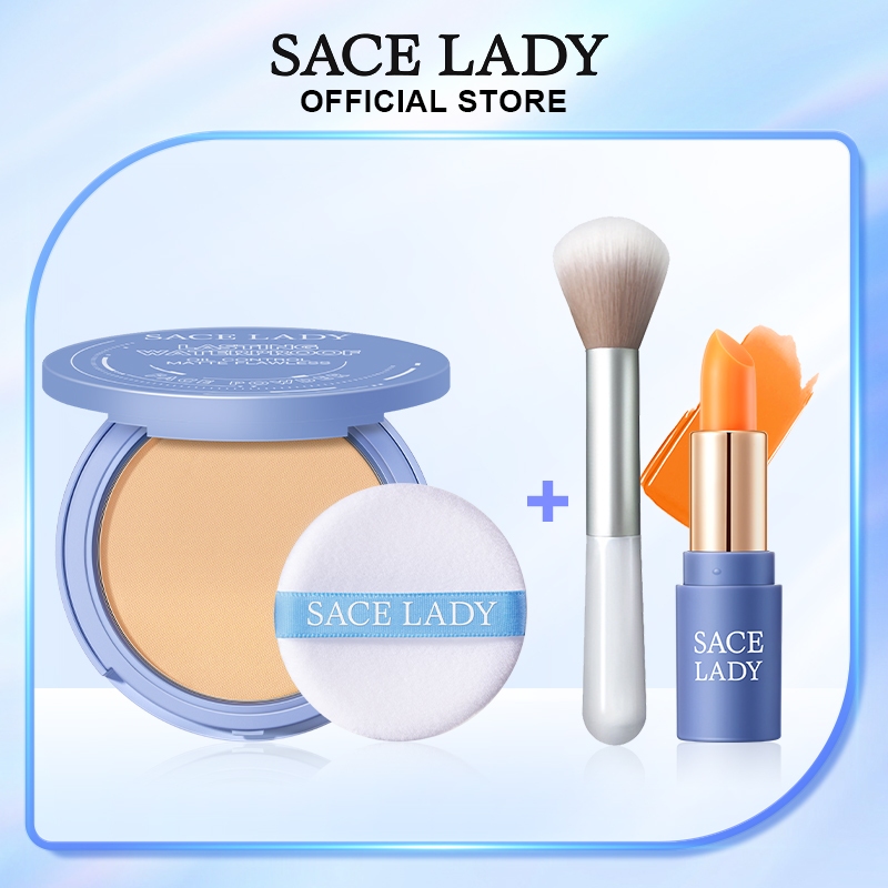 SACE LADY Setting Powder Oil Control Matte Face Powder Waterproof Face ...