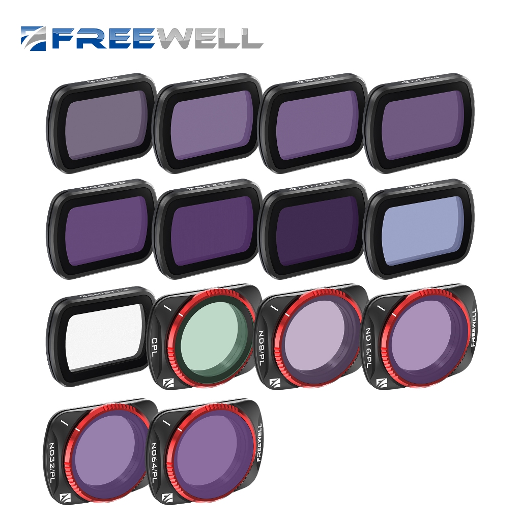 Freewell ND, ND/PL, CPL, Snow Mist 1/4, Light Pollution Filters 14Pack ...