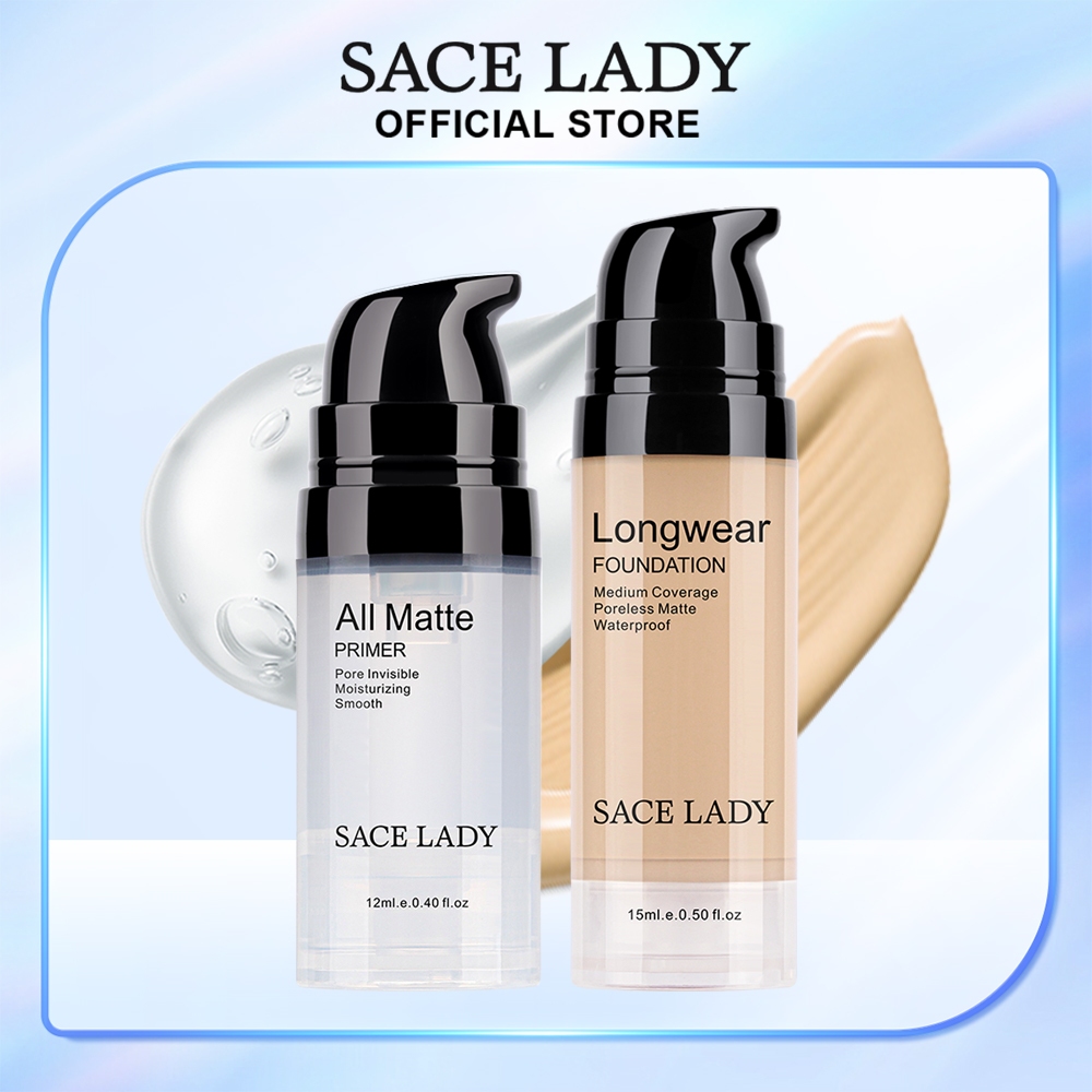 SACE LADY Matte Pore Invisible Face Primer+ Waterproof Liquid ...