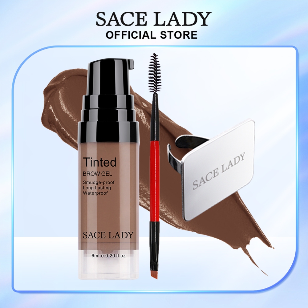 SACE LADY Waterproof Eyebrow Gel Long Lasting Liquid Eyebrow Smooth ...