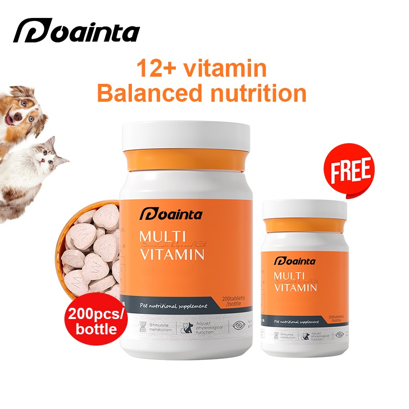 PUAINTA Multi Vitamins for Dogs and Cats Hair Loss Improve Immunity ...