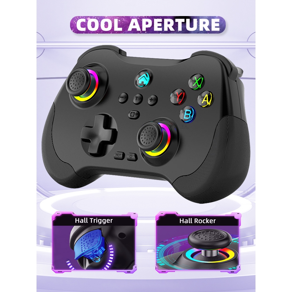 VILCORN Bluetooth-Compatible Wireless Game Controller For SWITCH/XBOX ...