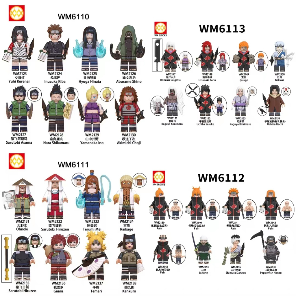 Naruto Mini Building Blocks toys for kids children gift bricks ...