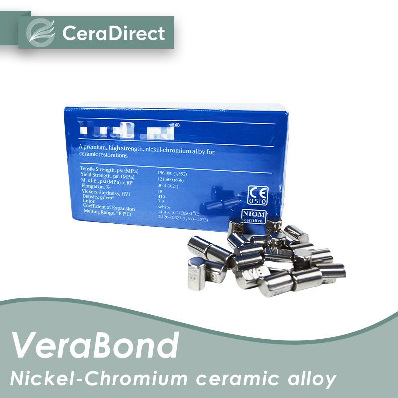 Dental lab Materials VeraBond Nicr Nickel Chromium with Beryllium ...