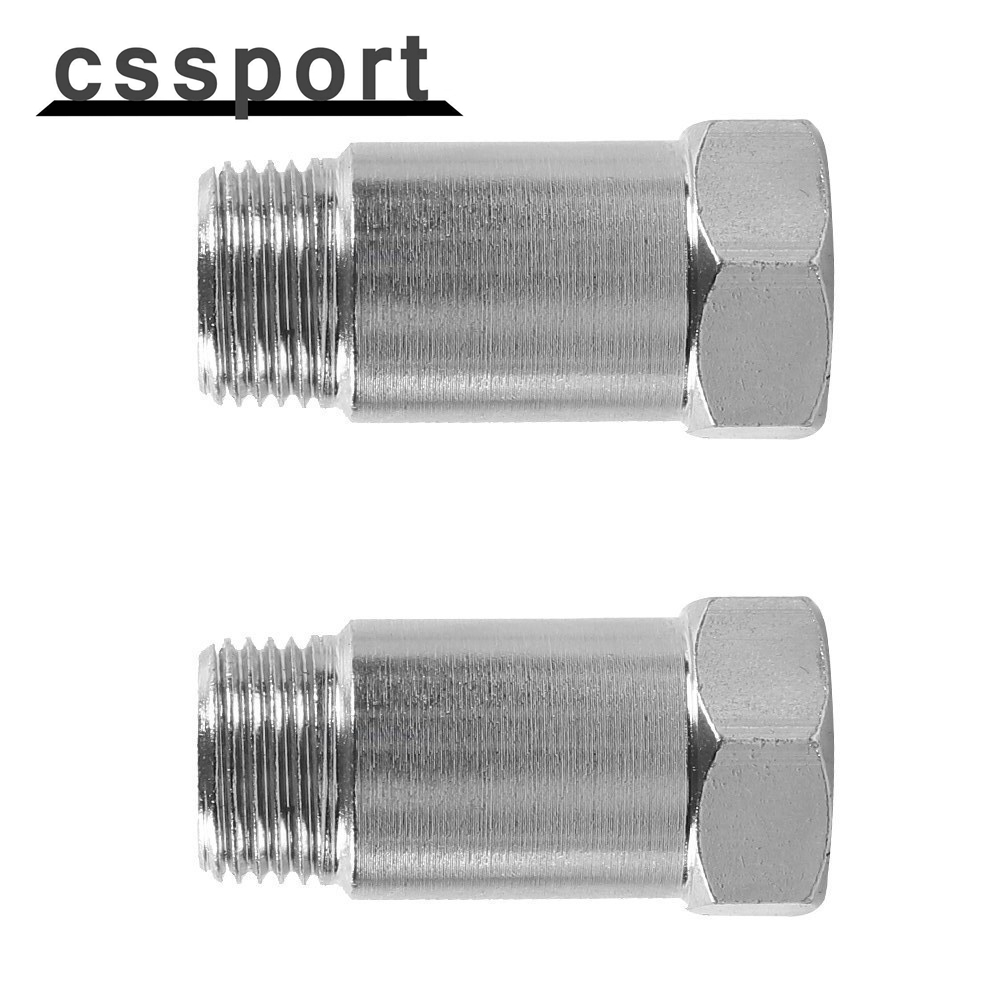 2Pcs M18x1.5 Oxygen Sensor Lambda O2 Extension Extender Spacer Adapter ...