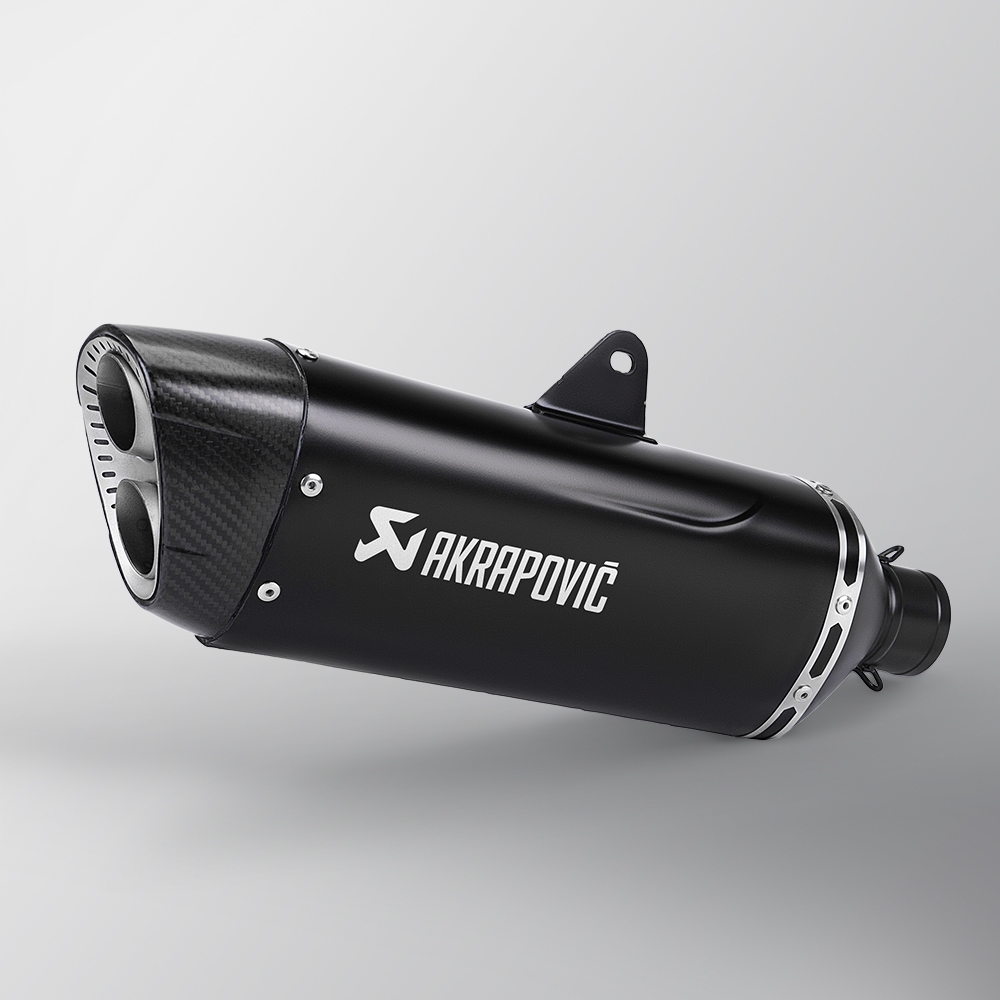 Akrapovic K32 double hole bike exhaust muffler with DB killer/Silencer ...