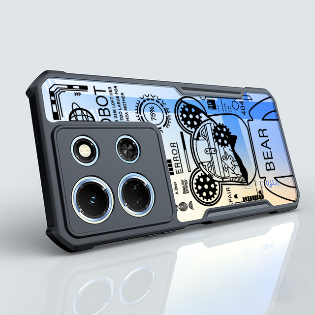 Mechanical Bear Casing Infinix Note 30i 30 Pro VIP GT 10 20 12 2023 12I 2022 G96 11 8I 4G 5G ...