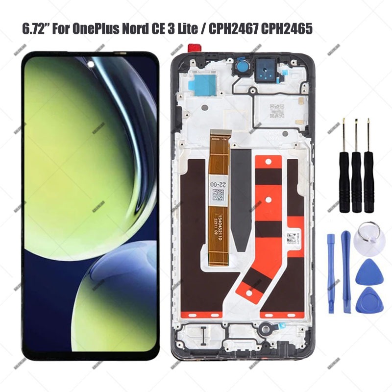 For OnePlus Nord CE 3 Lite LCD Display Touch Screen Digitizer Assembly ...