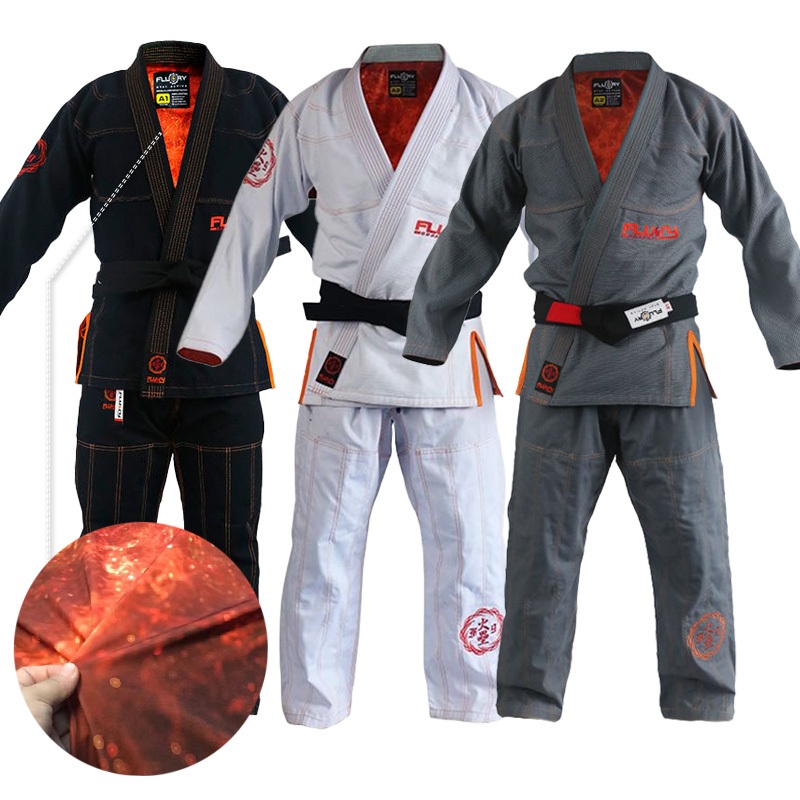 Jiu Jitsu Gi with Rashguard BJJ Kimono with embedded Inner Layer ...