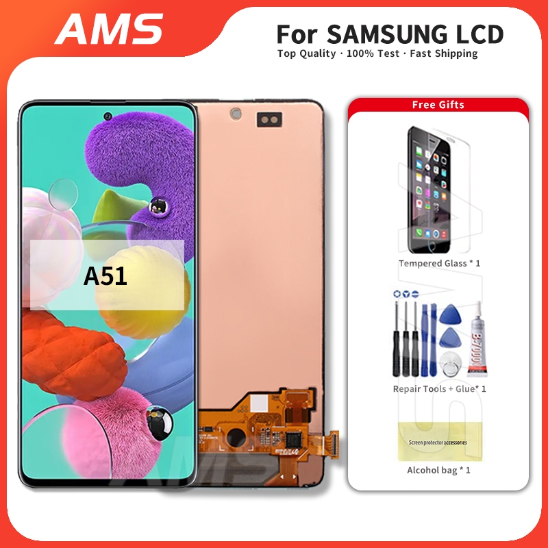 For SAMSUNG Galaxy A51 A515 A515F LCD Screen Replacement Ultra Clear LCD Display | Shopee ...