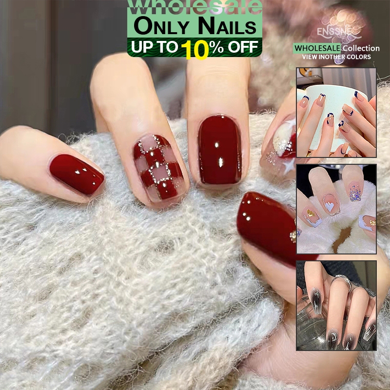 ( Clearance 400-100 ) Fake Nails Wholesale Only Nails 24pcs Long ...