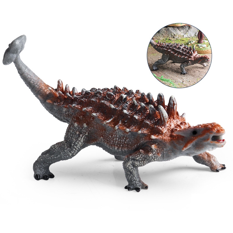 Jurassic Dinosaur Toy Ankylosaurus Animal Model Plastic Baotou Dragon ...
