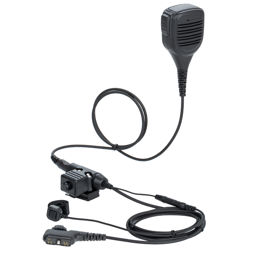 Walkie Talkie Two Way Radio Speaker Mic Microphone with Finger ...