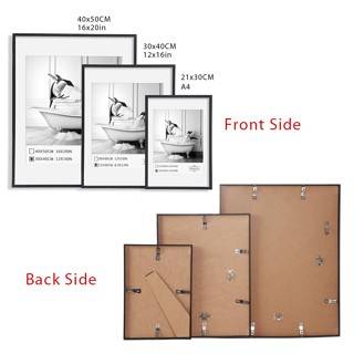 Black Picture Frame for Poster Photo 30x40 40x50 50x70cm A4 Simple ...