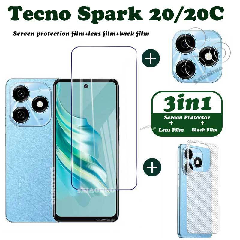 Tecno Spark 20 Tempered Glass Tecno Spark 20C Screen Protector Tecno Spark 20 Full Cover Screen ...