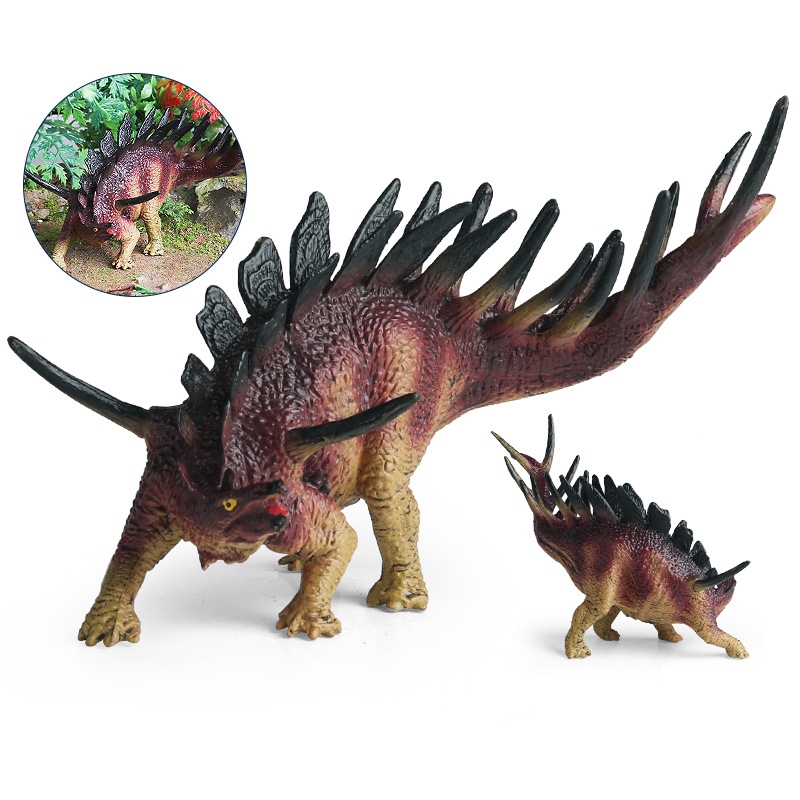 Jurassic simulation cognitive Kentrosaurus dinosaur toy animal model ...
