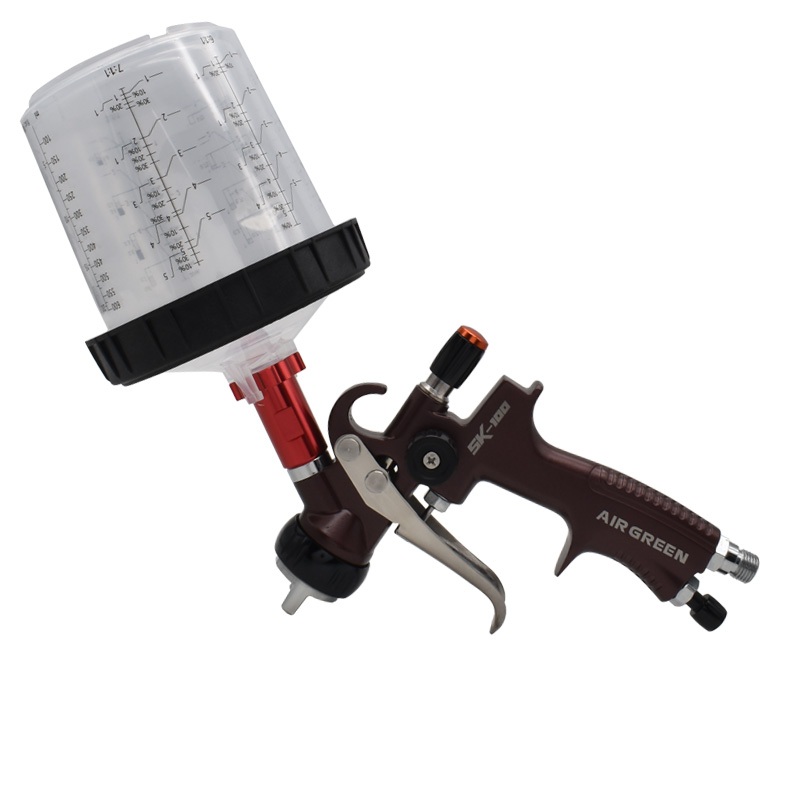 Spray gun with Mixing cup SK-100 HVLP Spray Gun New High End Automotive ...