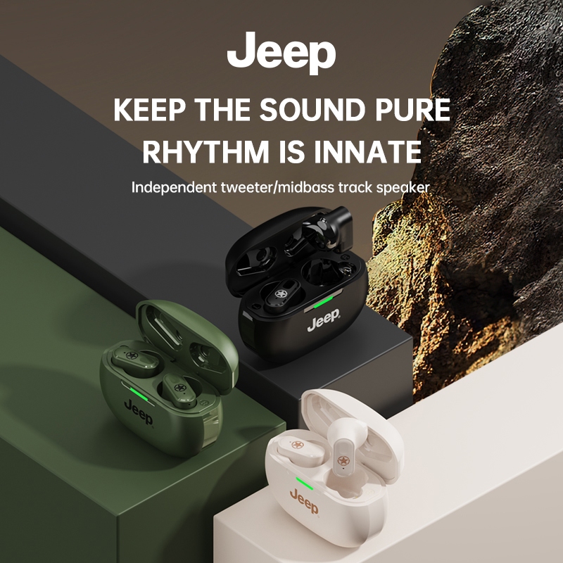 Jeep EW011 TWS True Wireless Bluetooth Earphones HiFi Sound Noise ...