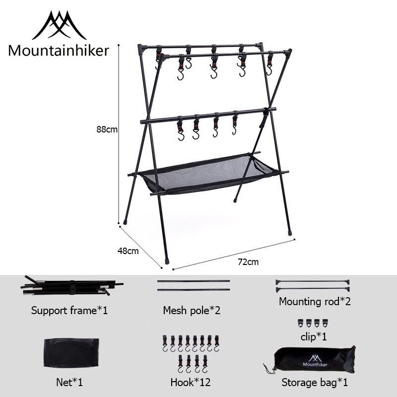 Mountainhiker Outdoor cookware rack, folding camping triangle rack ...
