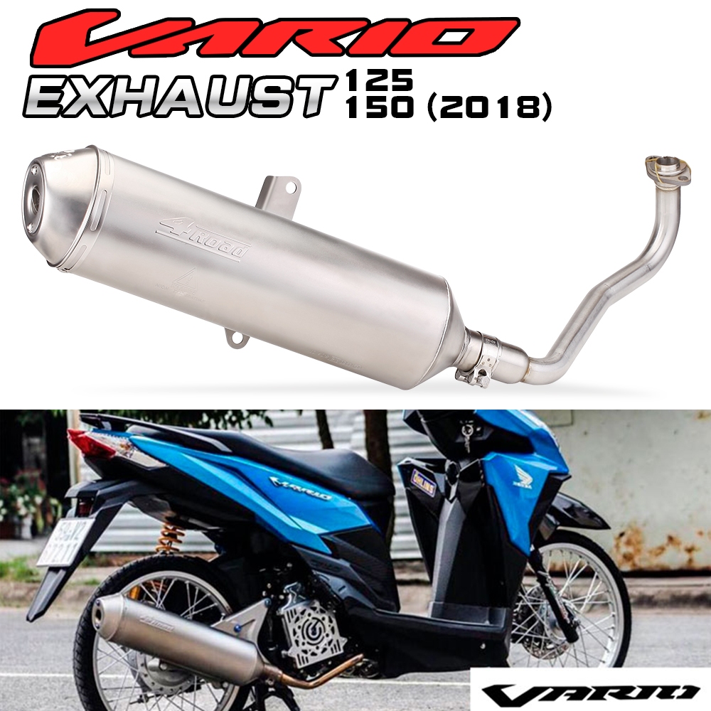 For vario150 exhaust vario125 click125 click150 LeoVince 4road ...