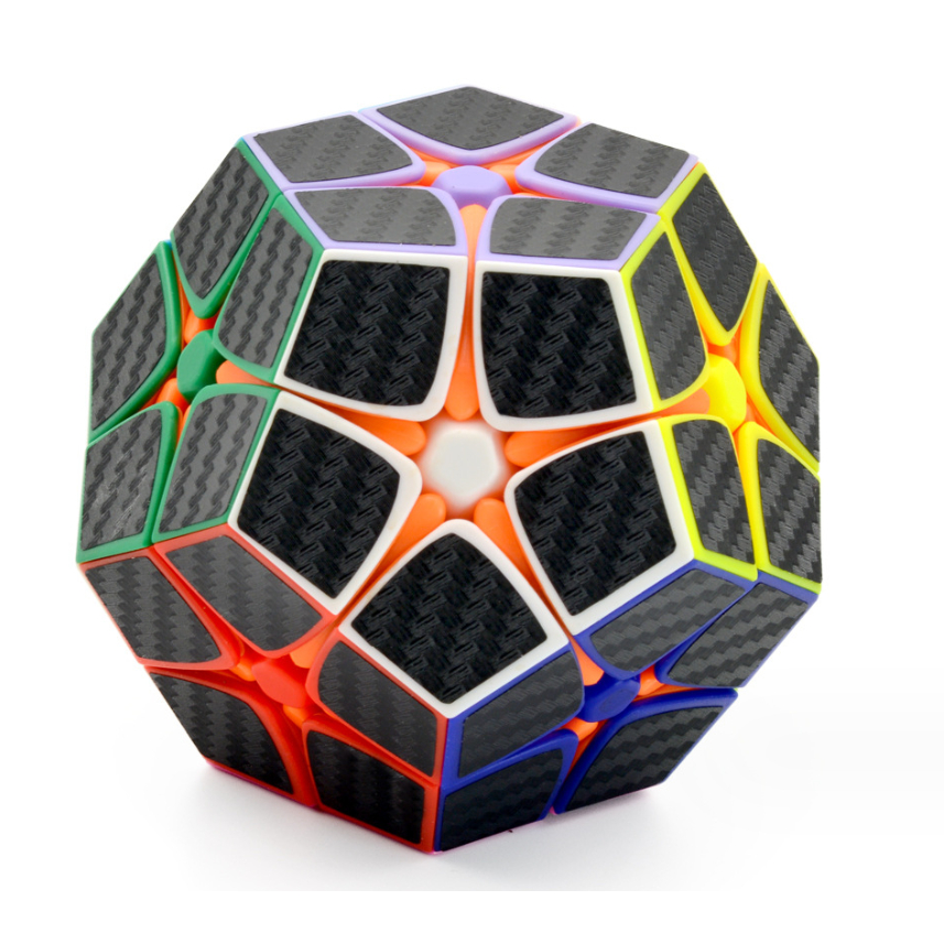 Carbon Fiber Sticker 2x2 Megaminx stickerless Magic Cube Kilominx 2x2 ...
