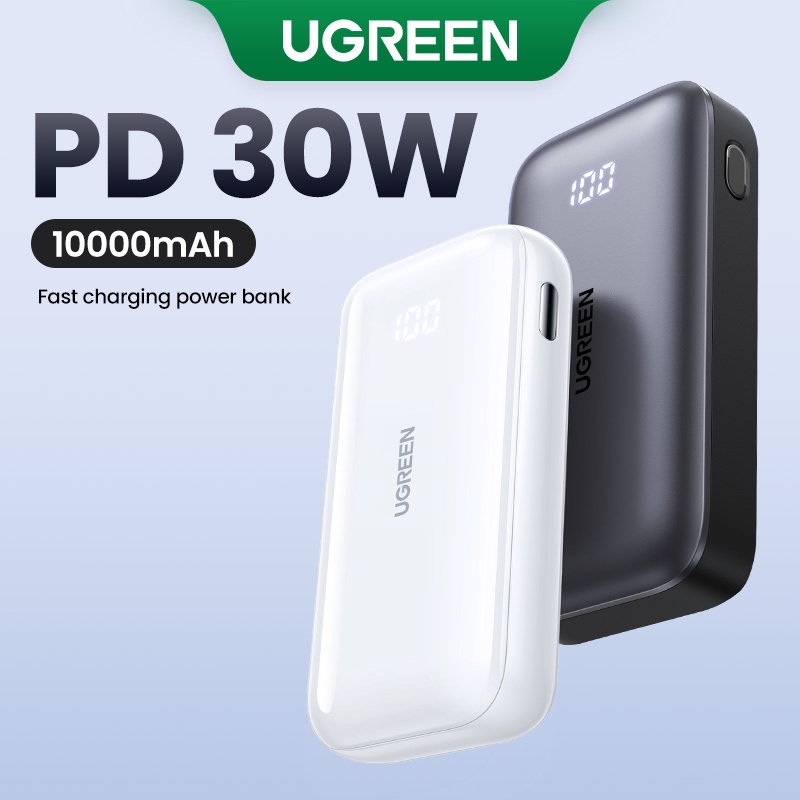 UGREEN PD 30W Power Bank Fast Charge 10000mAh Portable PowerBank for ...