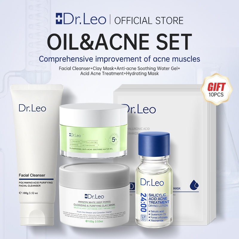 【dr Leo Acne Solution Set 】acne Removal Blackhead Removal Improved Acne